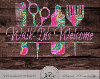 Beauty salon decal | Etsy