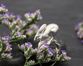 Running rabbit | Etsy