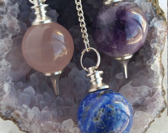 Crystal pendulum | Etsy