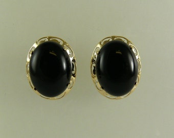 Omega back earrings | Etsy