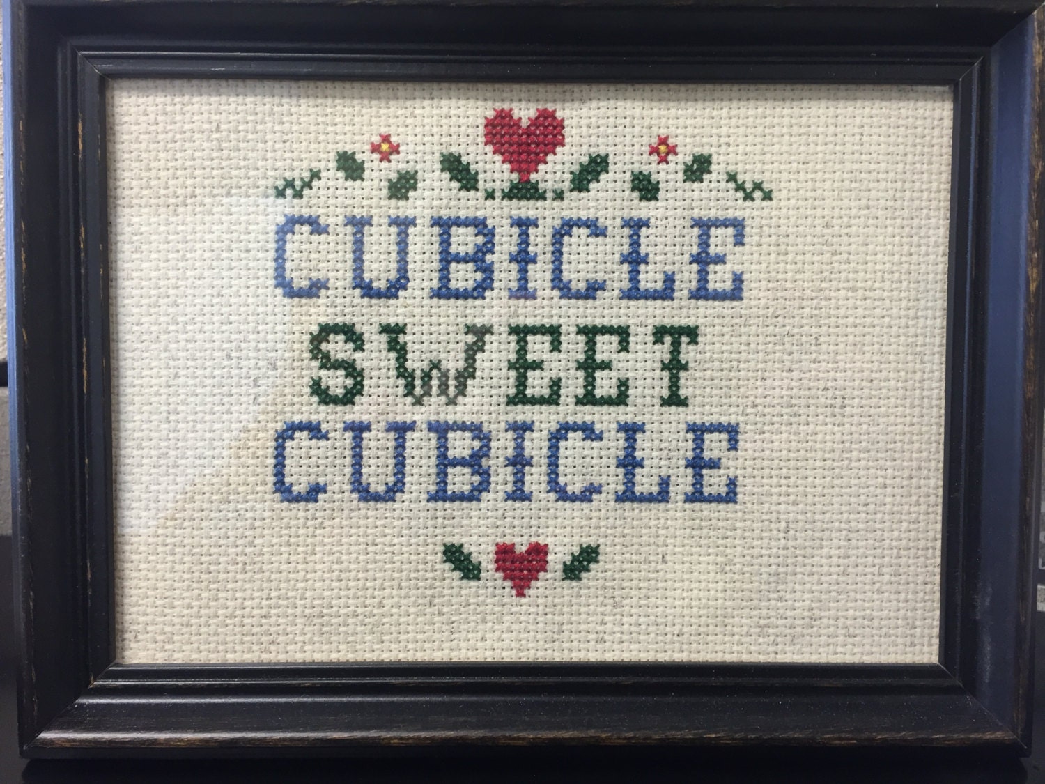 Cubicle Sweet Cubicle Cross Stitch Pattern