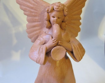 Terracotta angel | Etsy