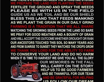 Farmers prayer | Etsy