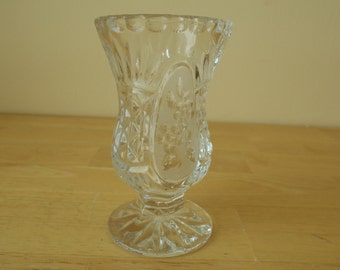 Lead crystal vase | Etsy