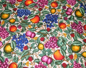 Fruit print fabric | Etsy