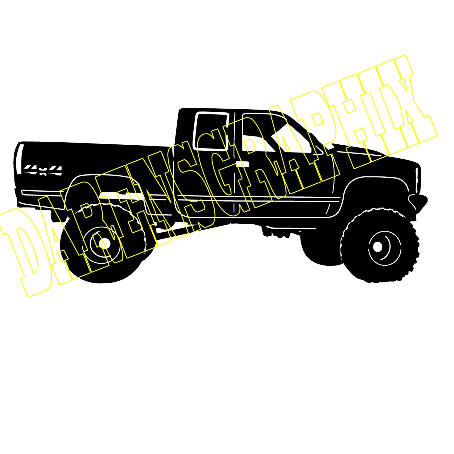 DXF File Chevy 4x4