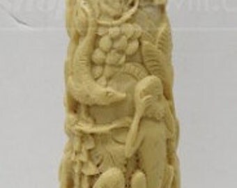 Faux ivory elephant | Etsy