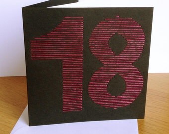 Unique number 18 related items | Etsy