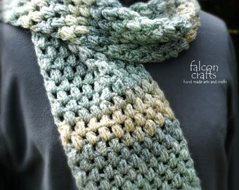 Popcorn stitch scarf | Etsy