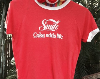 Vintage coke tee | Etsy