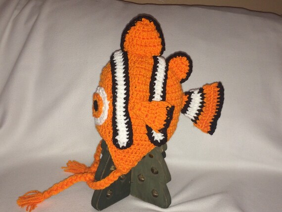 Finding Nemo Nemo Hat Under The Sea Hat Clownfish by NinasYarnBarn