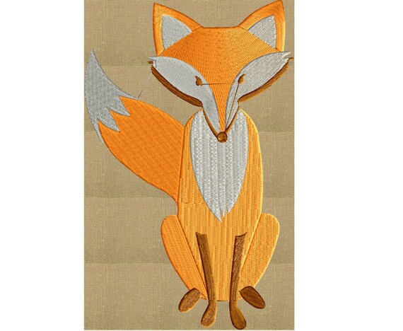 Fox Embroidery Design Embroidery DESIGN FILE by StitchElf