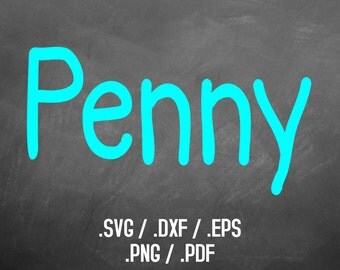 Penny svg | Etsy