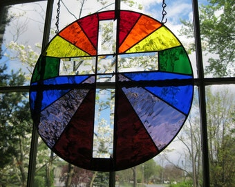 Cross sun catcher | Etsy