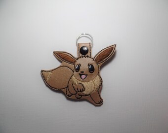 Embroidered keychain | Etsy