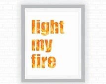 Unique light my fire related items | Etsy
