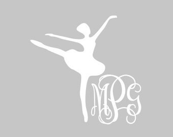Ballerina monogram | Etsy