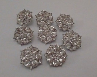 Rhinestone button | Etsy