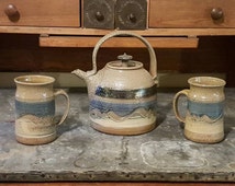 Unique stoneware coffee pot related items | Etsy