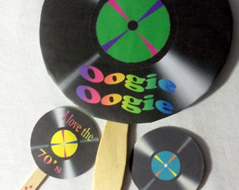 Record cake toppers | Etsy