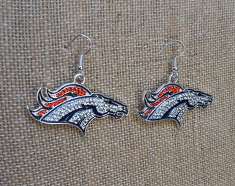 Bronco earrings | Etsy