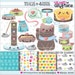 Cat Clipart Cat Graphic COMMERCIAL USE Kawaii by TheHappyGraphics
