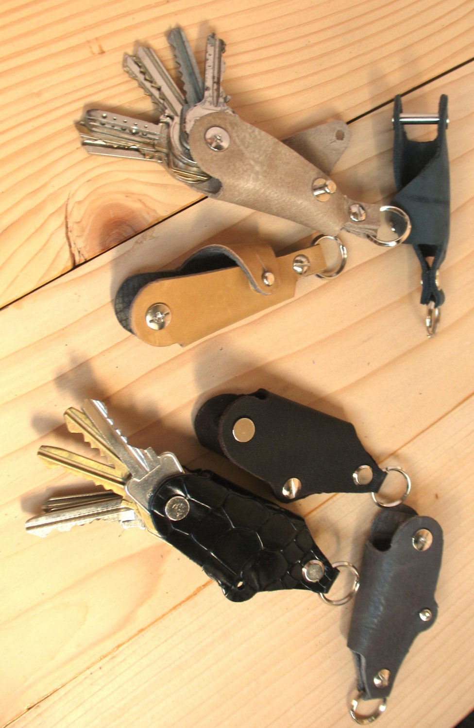 Leather key holder Leather key case Key cover Leather key