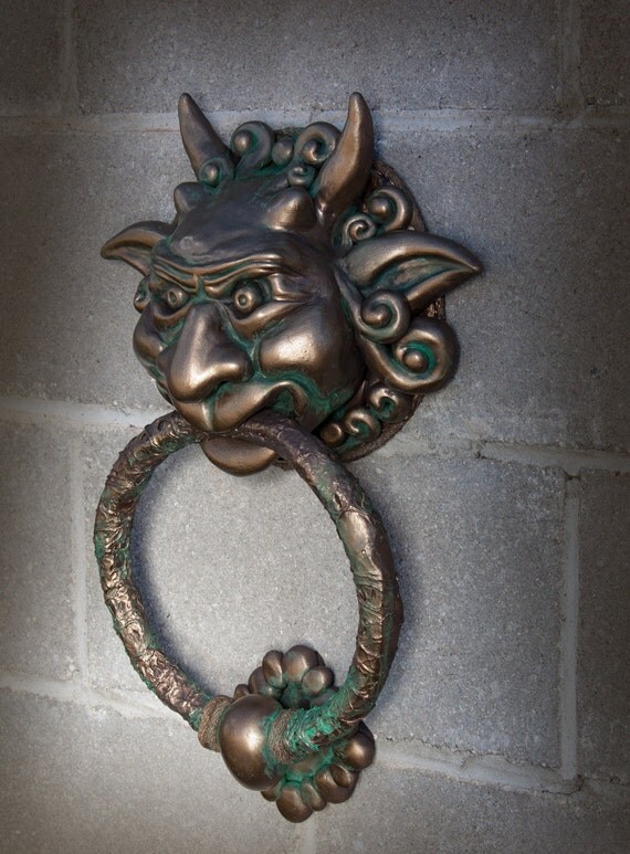 Hand made fantasy knockers sculptures inspired by The Movie