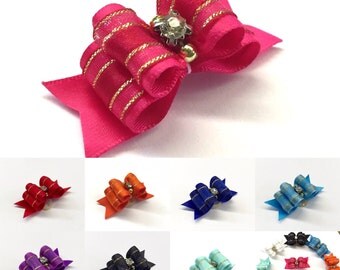 Yorkie hair bows | Etsy