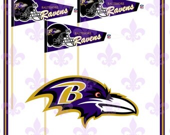 Raven cake topper | Etsy