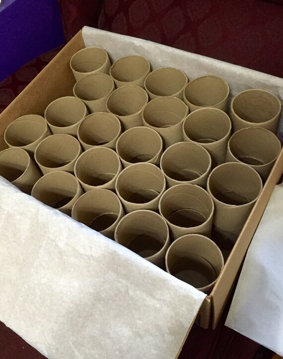 50 Cardboard Tubes Upcycled Heavy Cardboard Rolls Craft