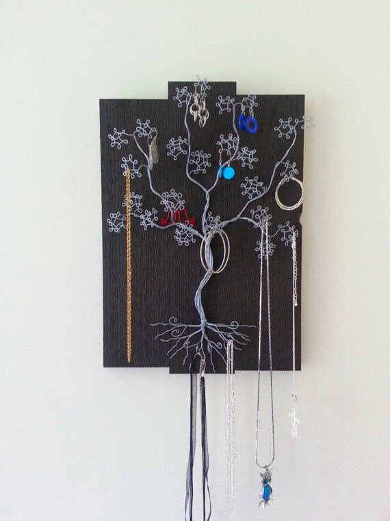 Wall Tree Jewelry Display Necklace Bracelet Ring Earring
