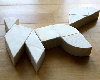 Wood block puzzle | Etsy