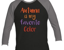 Unique autumn shirt related items | Etsy