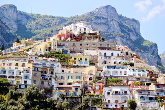 Colors of Amalfi Coast Print