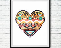 Popular items for aztec wall art on Etsy