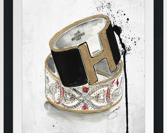 Hermes canvas art | Etsy