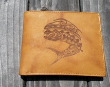 Unique fishing wallet related items | Etsy