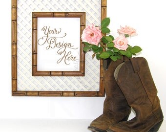 Unique cowboy boot frame related items | Etsy