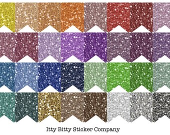 Glitter flags | Etsy