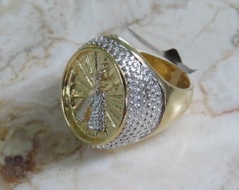 Virgin mary ring | Etsy