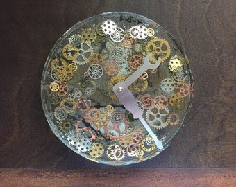 Epoxy clock | Etsy