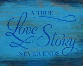 Love story never end | Etsy