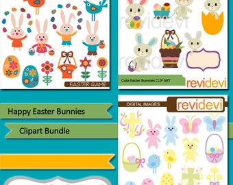 Happy easter clipart | Etsy