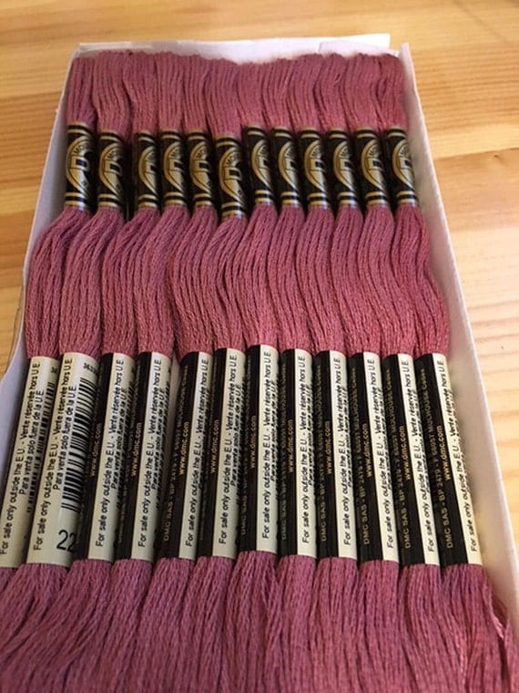 DMC 223 Light Shell Pink Embroidery Floss 2 Skeins 6 Strand