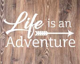Life is an Adventure Wall Decal Adventure Awaits Wall Decal
