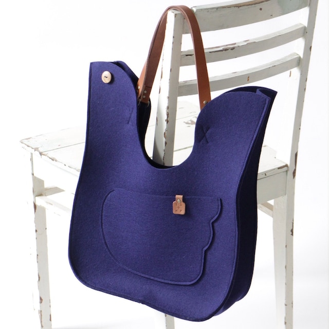 Functional wool felt items handmade in Finland by aikafeltworks