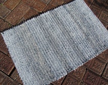 Blue Jean Rug Farm House Rug SUPER SOFT Chenille throw rug / 24 x 36 ...