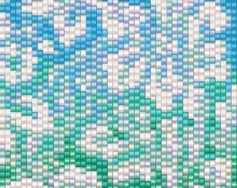 Tapestry I Peyote Bracelet Beading Pattern for Advanced