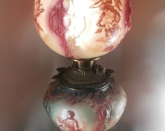 Antique oil lamp | Etsy